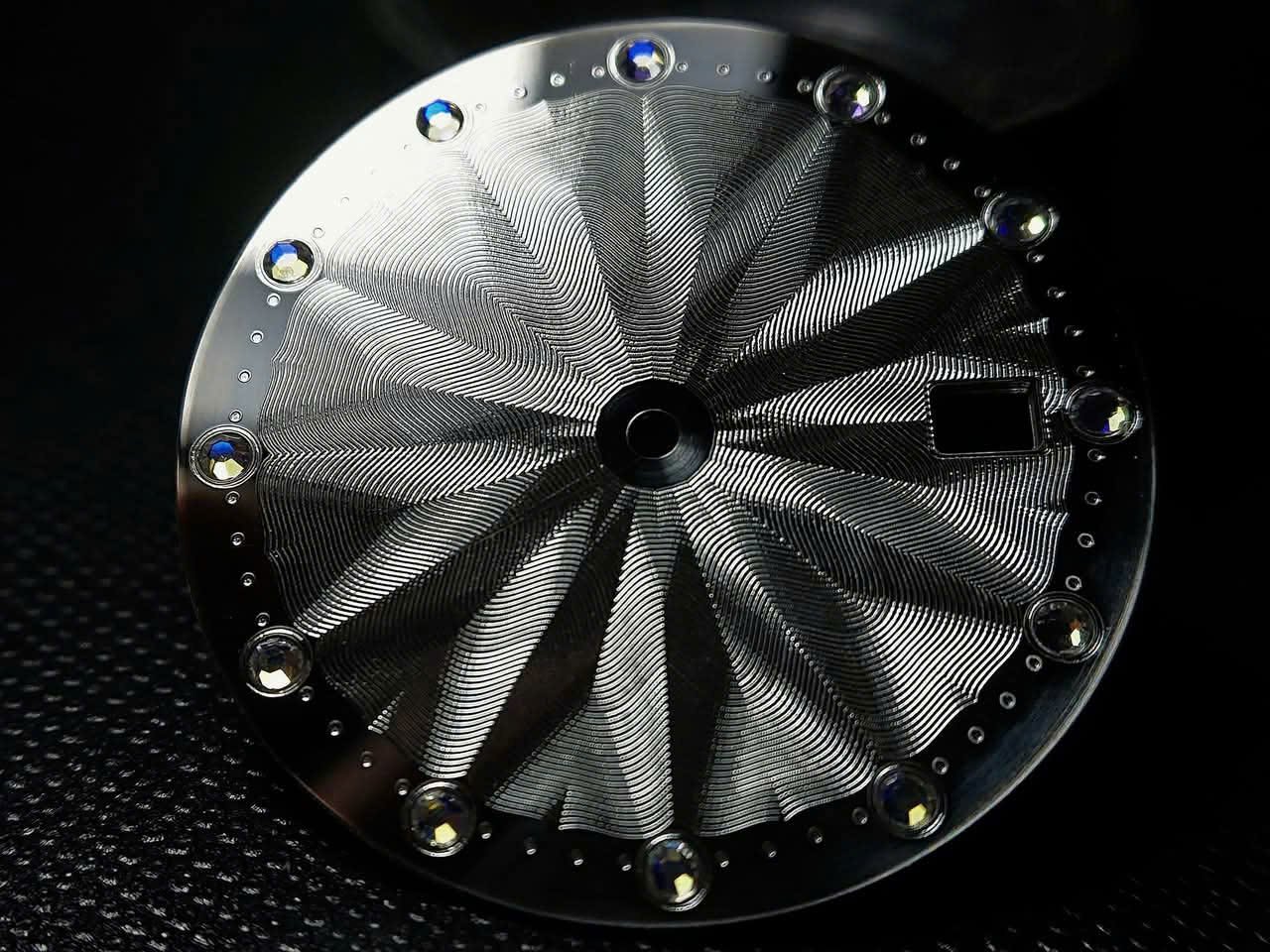 Guilloche Flower pattern